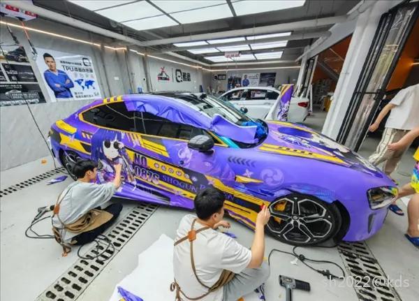 全网首辆小米SU7痛车诞生，雷倒雷军。-宽带山KDS-宽带山社区-城市消费门户